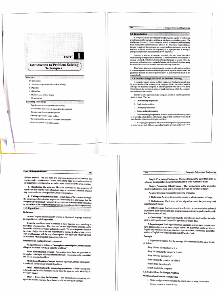 Algorithm and Flowchart | PDF | Algorithms | Computer Program