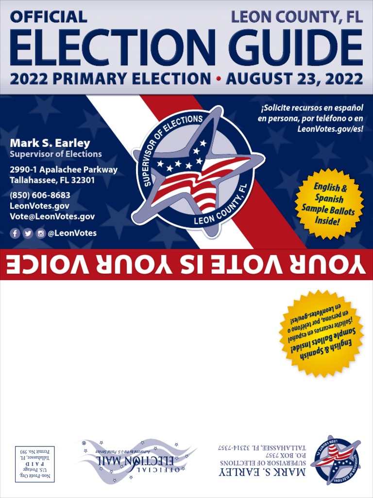 Leon County 2022 Election Guide | PDF | Identity Document | Government