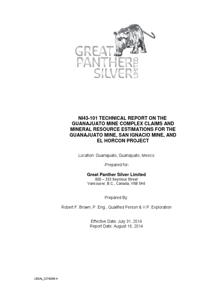 El Horcon Technical Report | PDF | Mining | Statistics