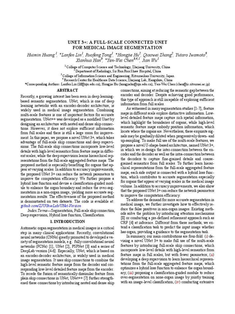 Huimin Huang, Lanfen Lin, Ruofeng Tong, Hongjie Hu, Qiaowei Zhang ...