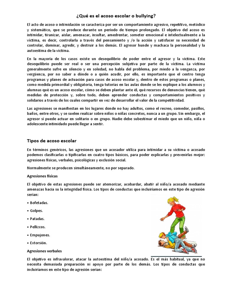 Triángulo del Bullying: Claves y Consecuencias | PDF | Ciencias del ...
