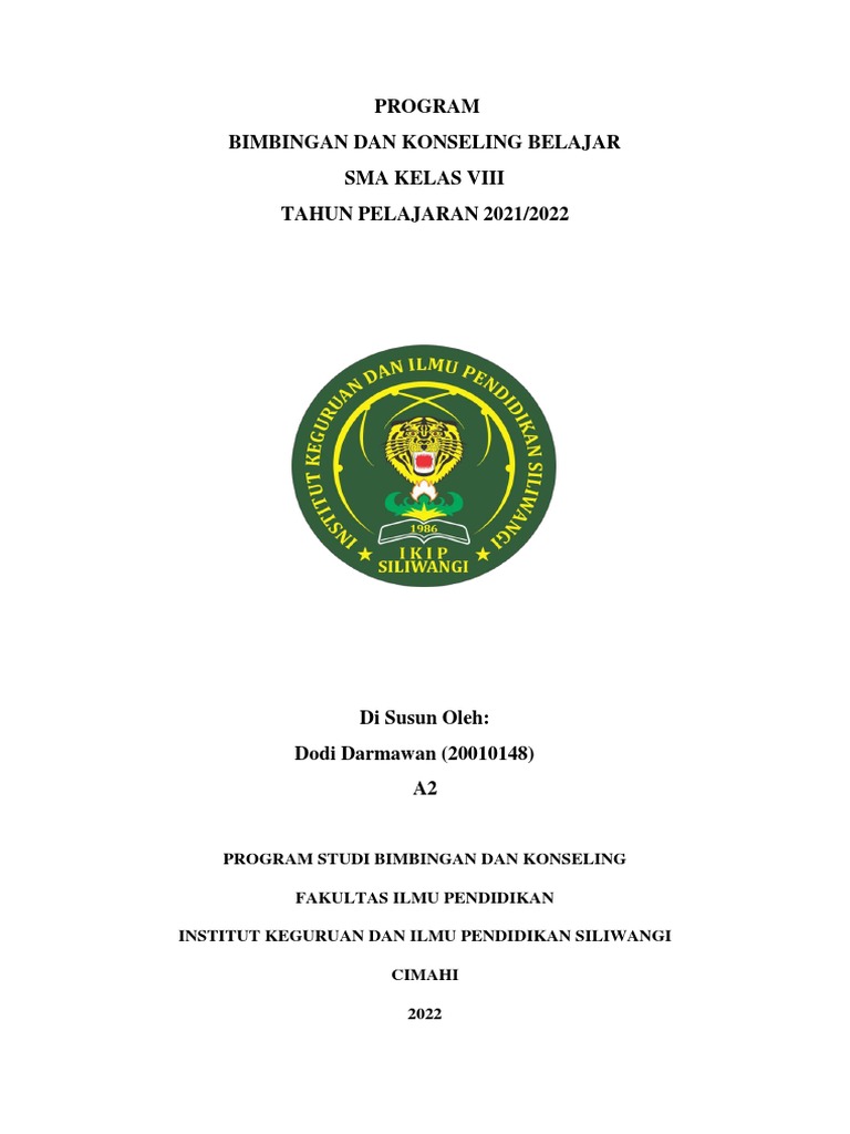 Dodi Darmawan Program-Bk-Smp-Kelas-8 | PDF