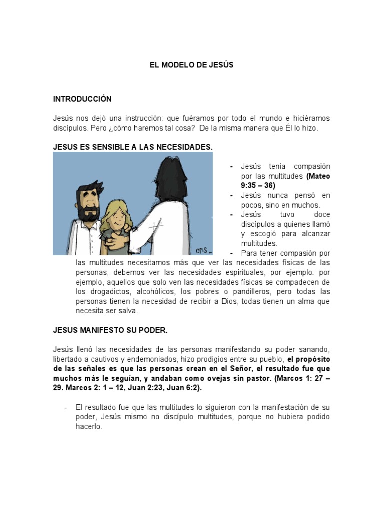 El Modelo de Jesús | PDF | Jesús | Oración