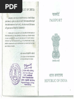 Passport Front Page | PDF