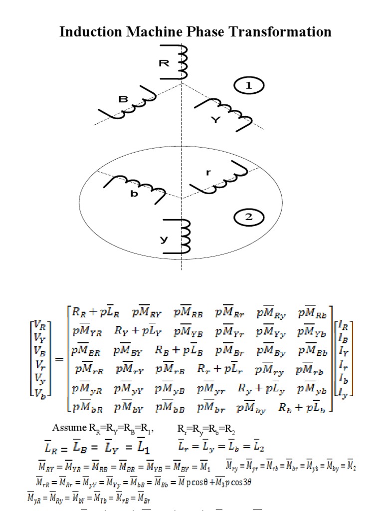 Induction Machine Phase Transformation | PDF