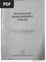 Astm-Ip (Petroleum Measurement Tables) | PDF