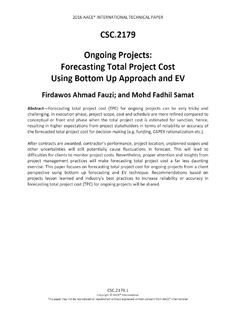 Technical Paper Sample 1 | PDF