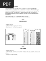 Cement Evaluation with CBL-VDL & USIT | PDF | Ultrasound | Materials