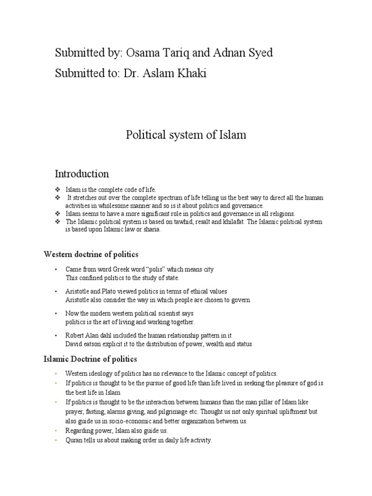 Islamiat Presentation Topic | Download Free PDF | Tawhid | Sharia