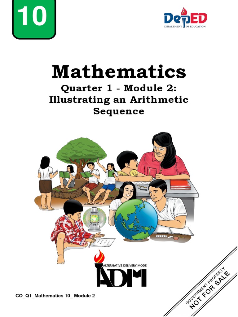 (With Answer Keys) Math 10 Quarter 1 Module 2 Arithmetic-Sequence | PDF | Equations | Sequence