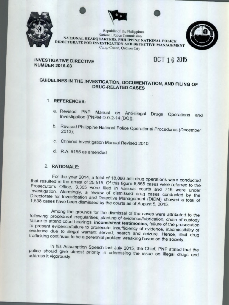 2015-03 Guidelines in The Investigation Documentation and Filing of ...