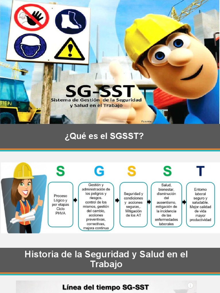 Presentación SG SST | PDF | Business | Seguridad y salud ocupacional