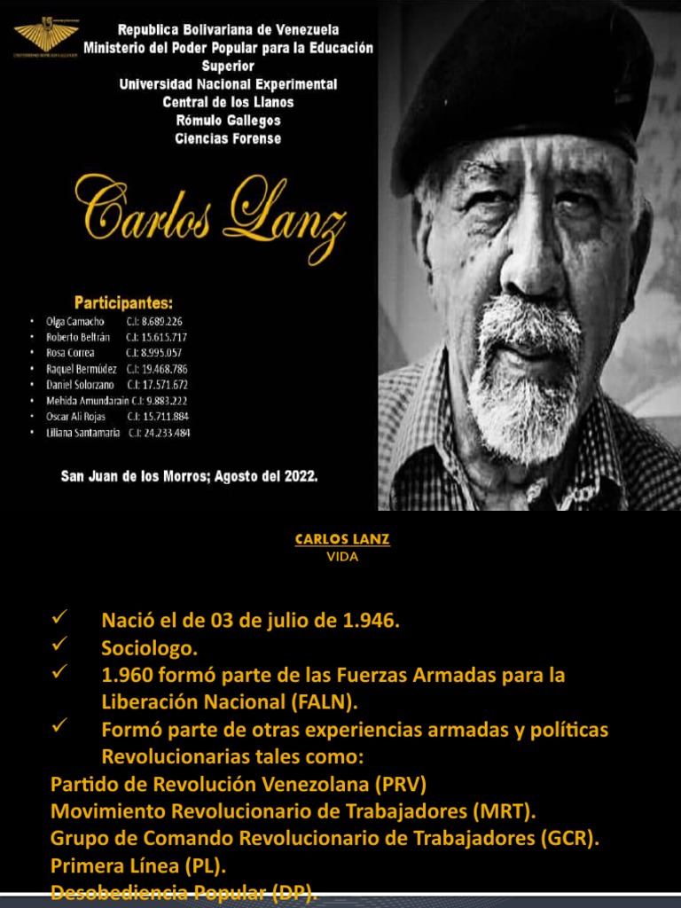 Carlos Lanz | PDF