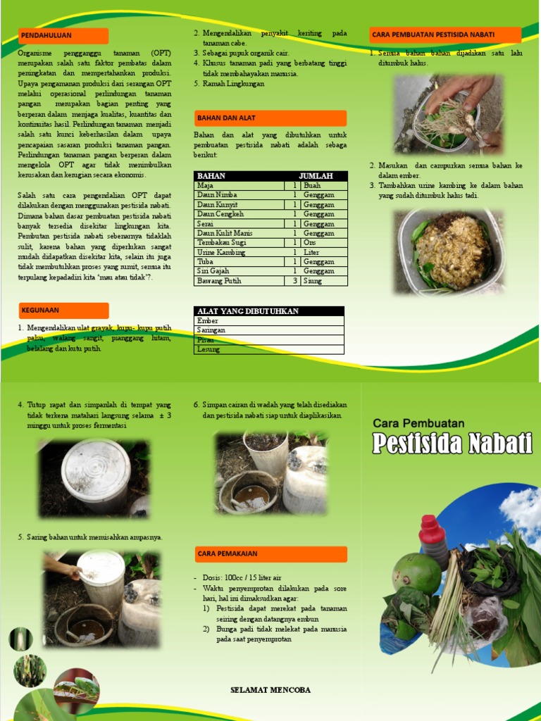 Pembuatan dan Manfaat Pestisida Nabati | PDF
