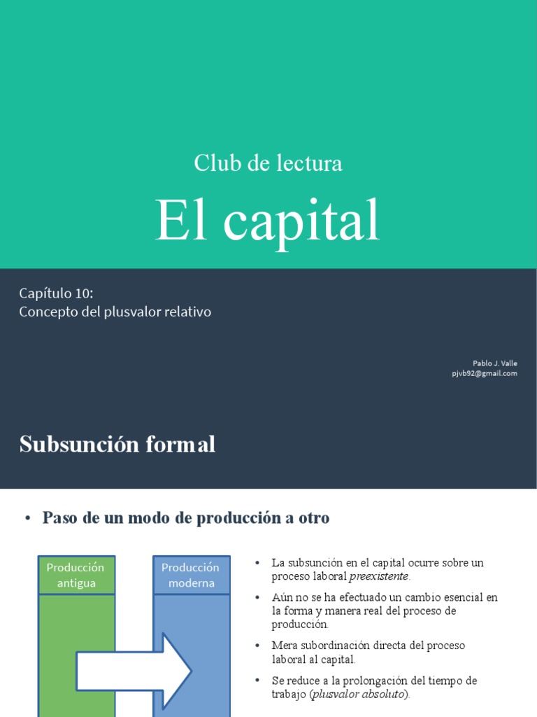 Plusvalor Relativo | PDF | Capital (economía) | Macroeconómica