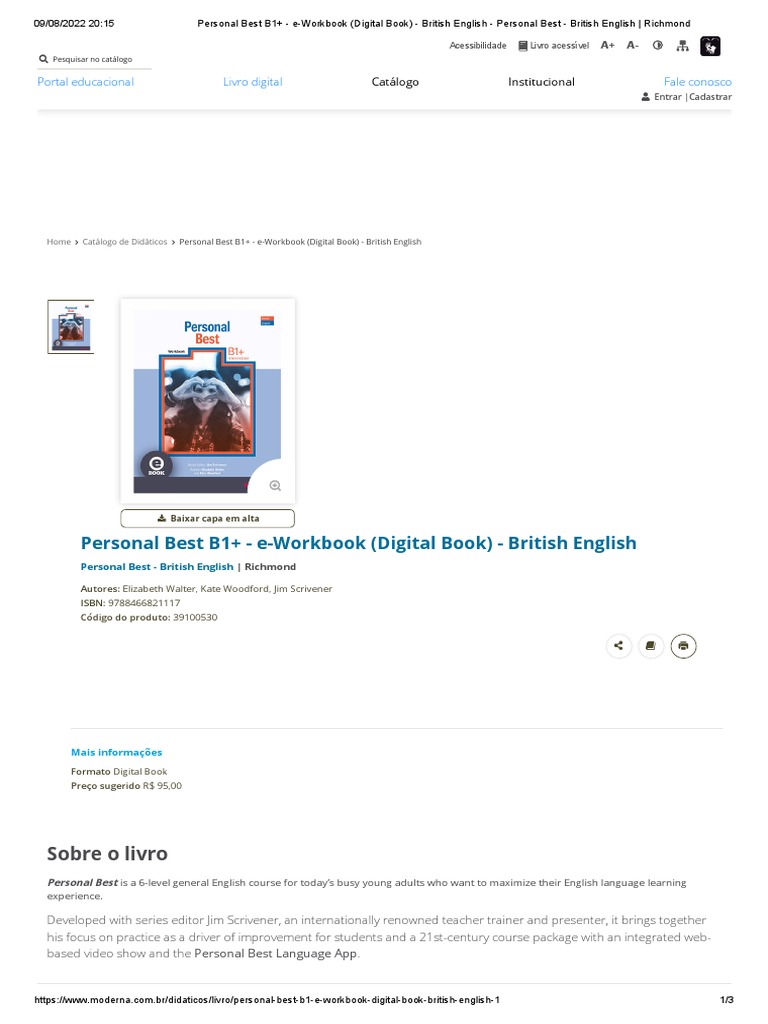 Personal Best B1+ - E-Workbook (Digital Book) - British English ...