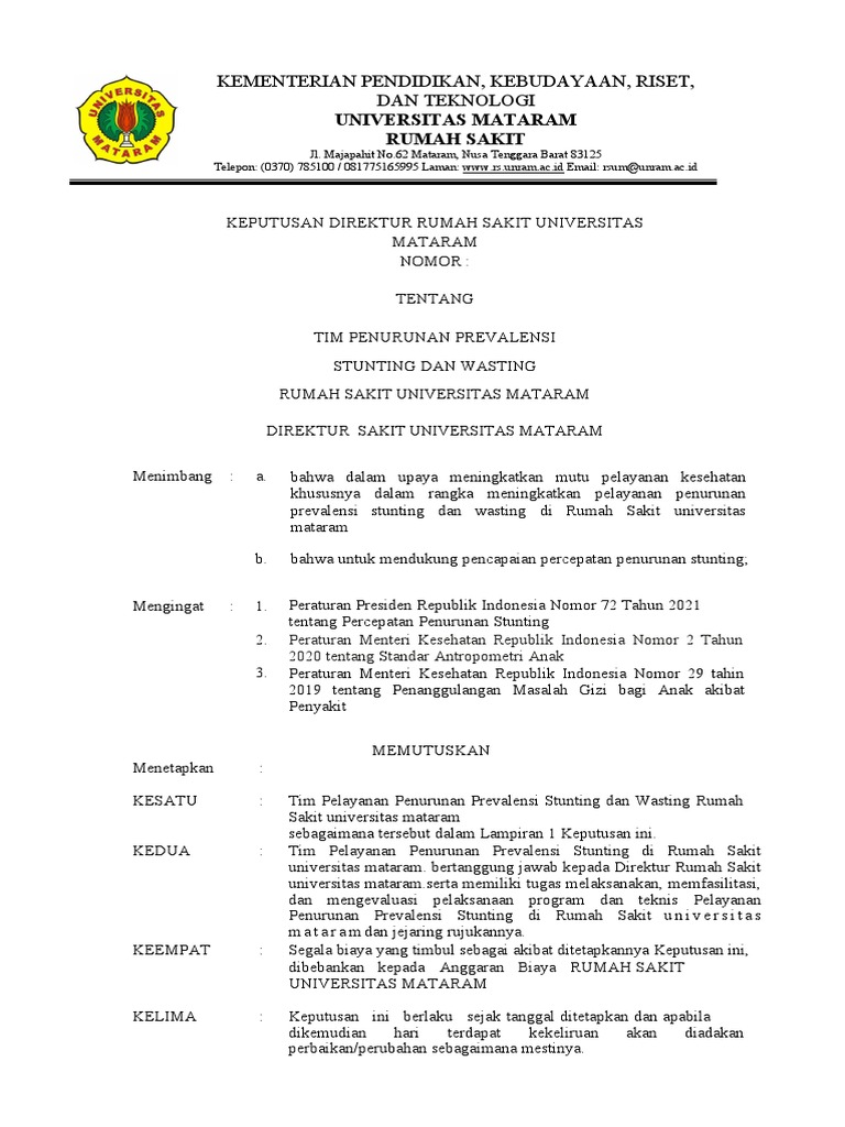 SK Tim Stunting | PDF