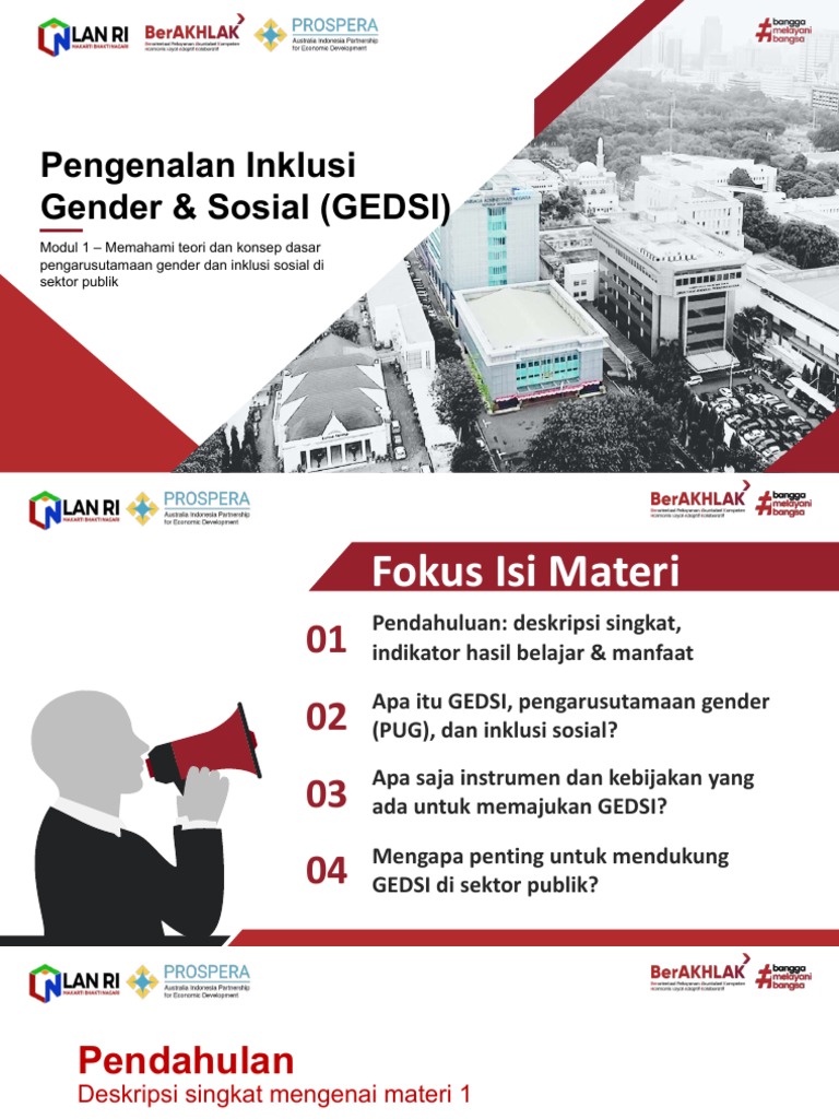 Pengenalan Konsep GEDSI dalam Pembangunan | PDF