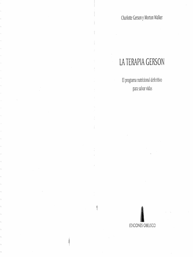 La Terapia Gerson - Recetas | PDF