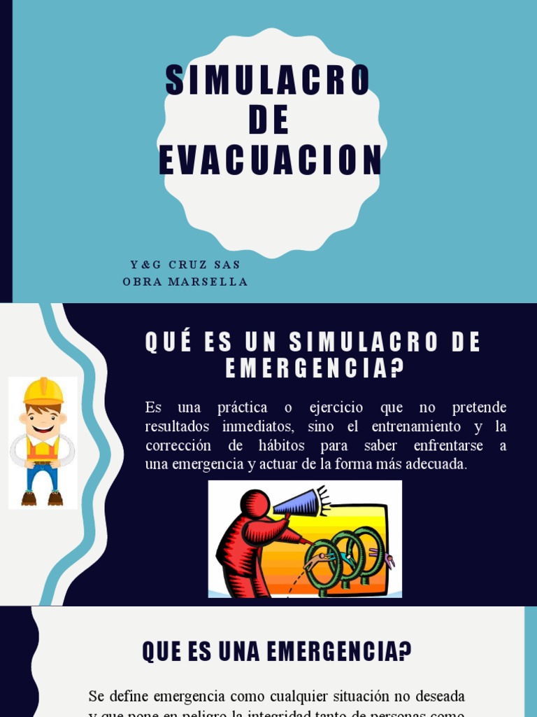 Simulacro de Evacuación: Guía Práctica | PDF | Tecnología