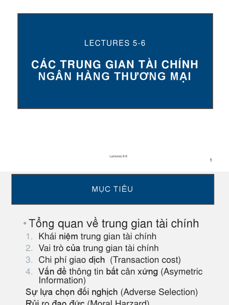 Chương 5-6 - Trung Gian Tài Chính-NHTM | PDF