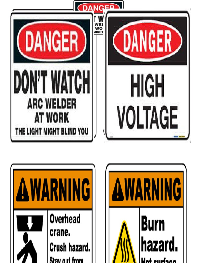 Safety Signs | PDF