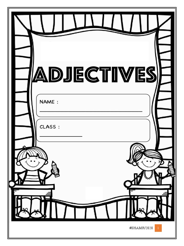 Adjectives: Name: - Class | PDF | Adjective | Syntax