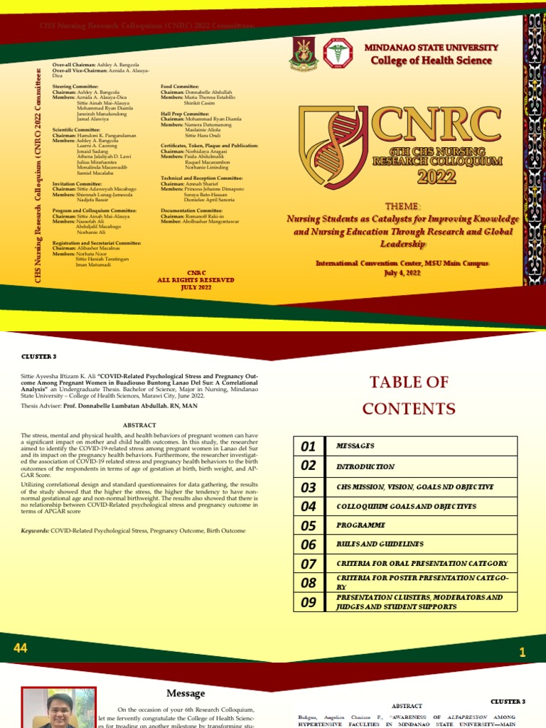 Booklet Final Sample 1 | PDF | Nursing | Health Care