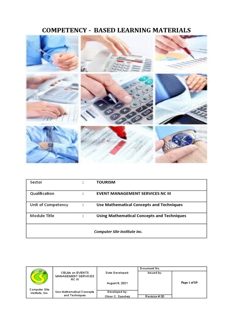 Use Mathematical Concepts and Techniques | PDF | Area | Multiplication