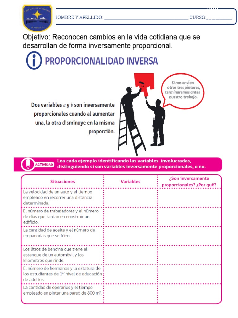 Proporción Inversa | PDF
