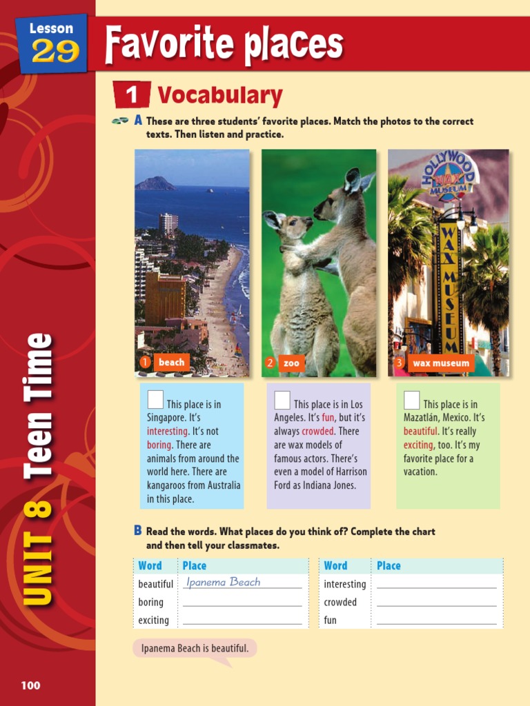 Connect 1 - Unit 8 | PDF