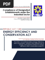 Annual Energy Efficiency Report Form | PDF | Energy Conservation | Fuels
