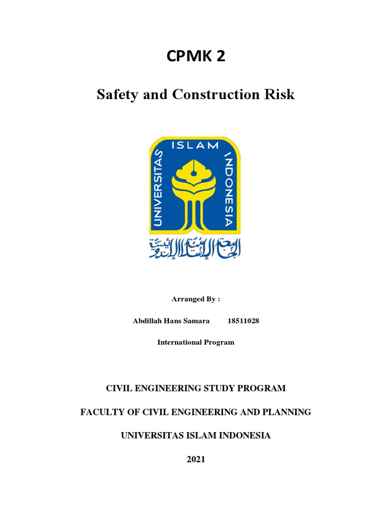 CPMK 2: Safety and Construction Risk | PDF | Safety | Internal Audit
