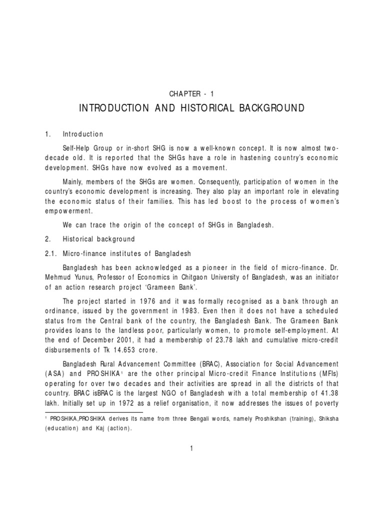 SHG Project | PDF | Microfinance | Questionnaire