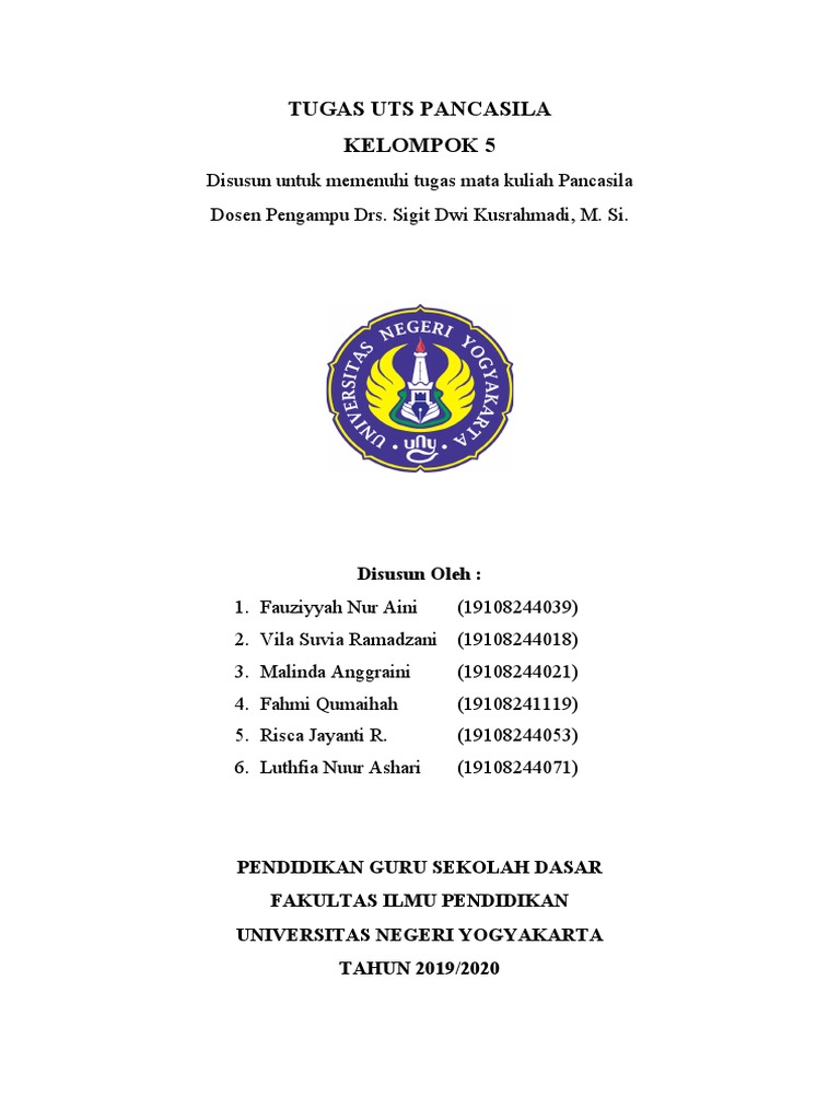 Kelompok 5 - UTS Pancasila | PDF