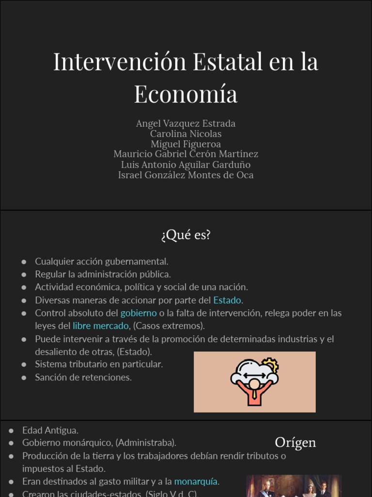 Intervención Estatal en la Economía | PDF | Economía keynesiana | La ...