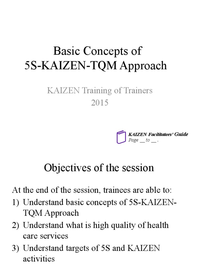 9.2. Basic Concept 5S-Kaizen | PDF | Quality Management | Waste