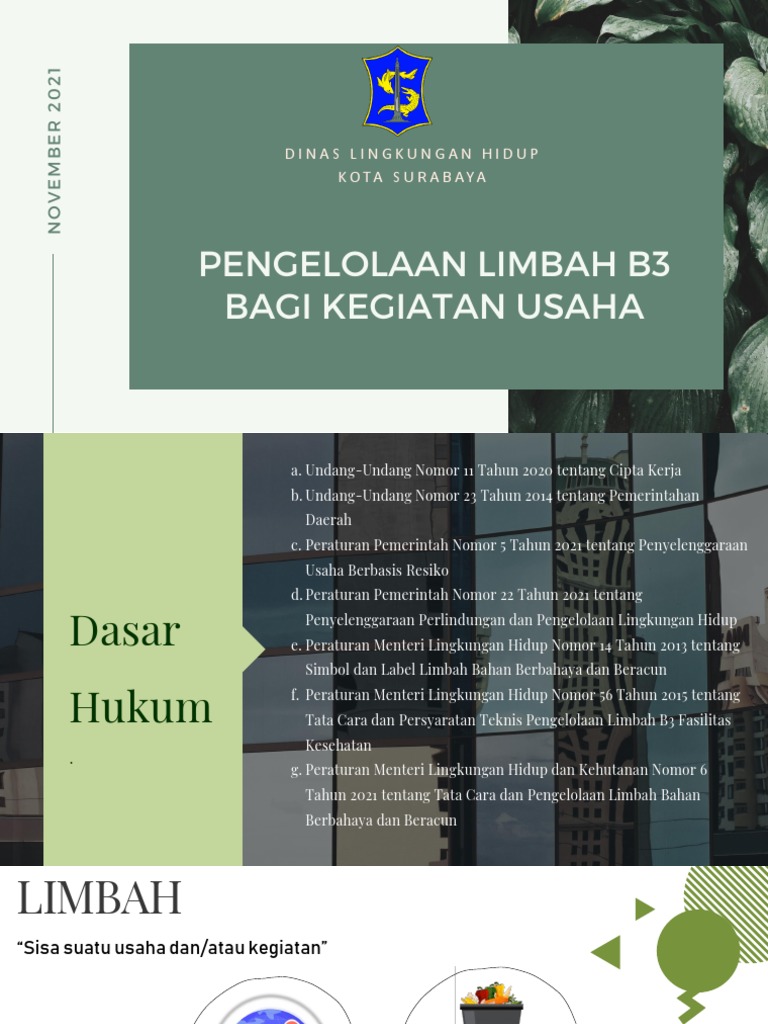 Pengelolaan dan Penyimpanan Limbah B3 | PDF | Teknologi & Rekayasa