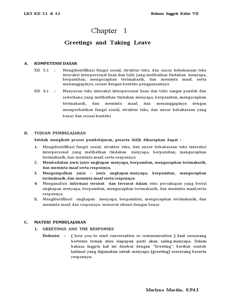 LKPD Chapter 1 | PDF