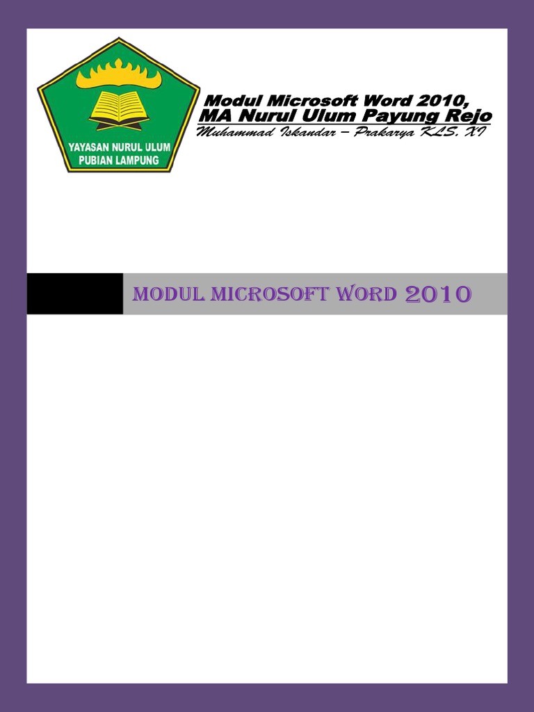 Panduan Lengkap Microsoft Word 2010 | PDF | Komputer