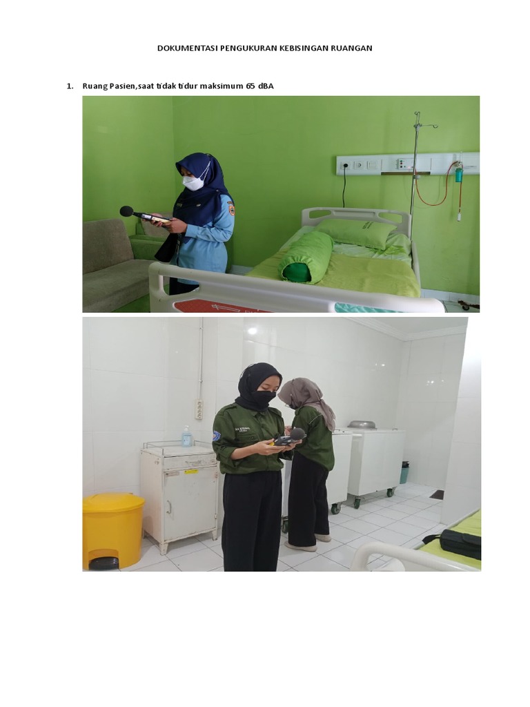 Kebisingan di Area Pasien dan Medis | PDF