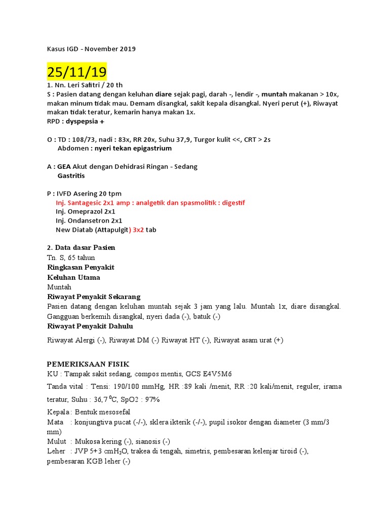 Kasus IGD ISHIP RSI | PDF
