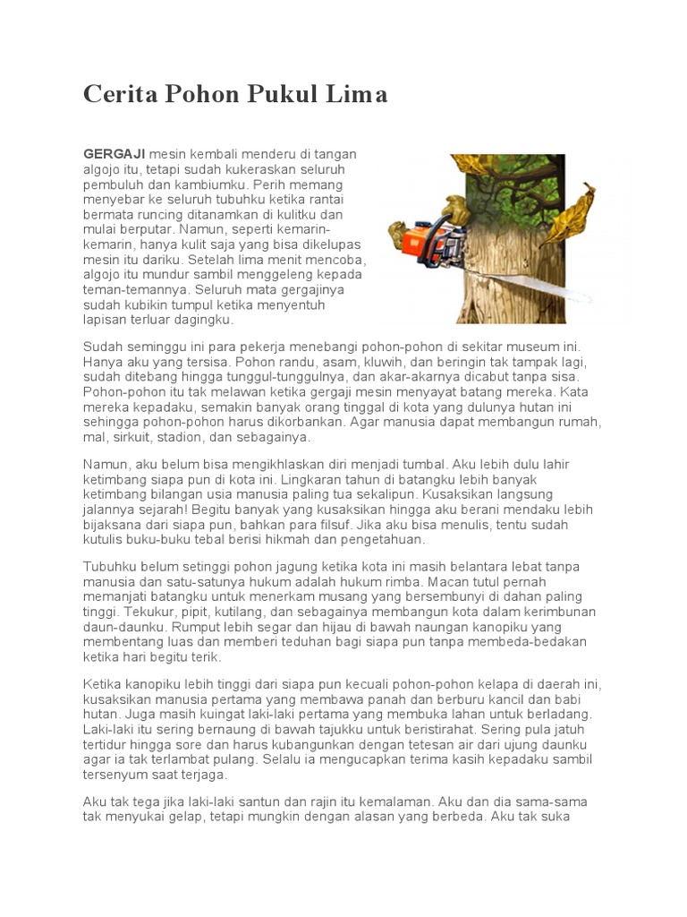 Cerita Pohon Pukul Lima | PDF