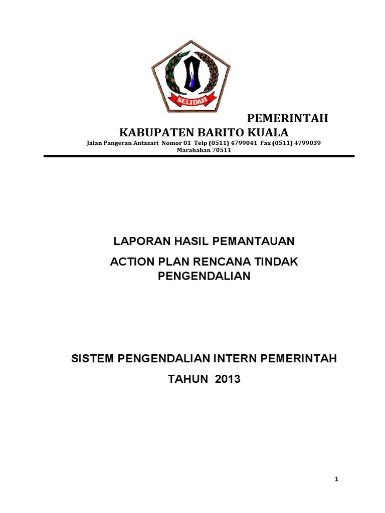 Lap Hasil Monev Action Plan RTP | PDF