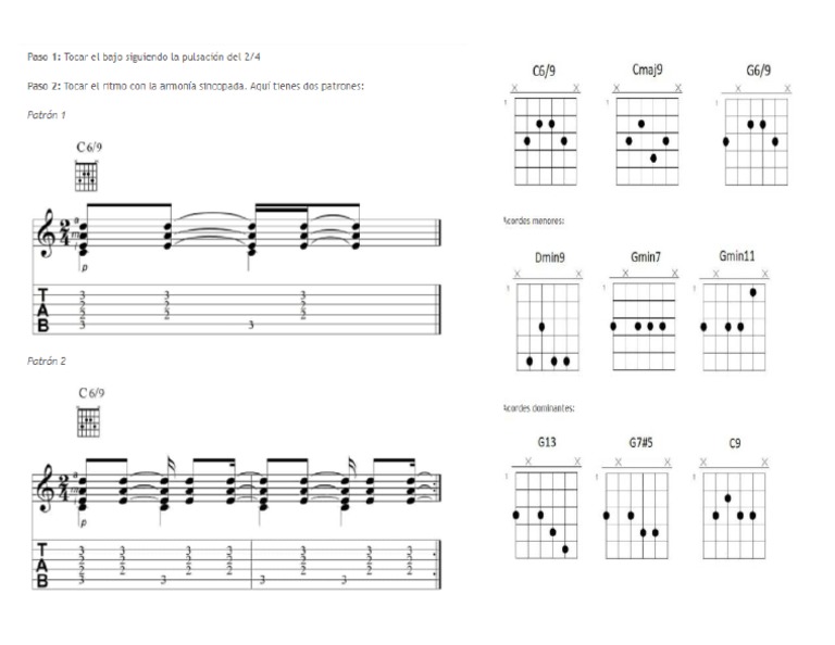 Acordes Bossa Nova | PDF