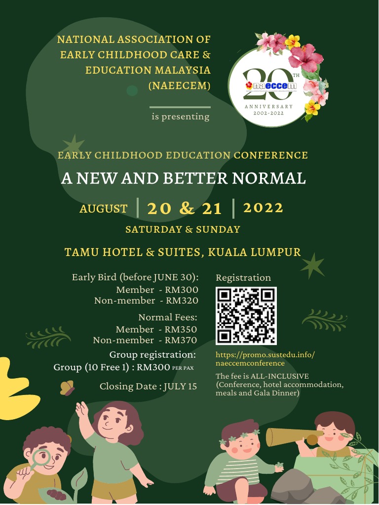 Early Childhood Education Conference Announcement And Agenda Pdf
