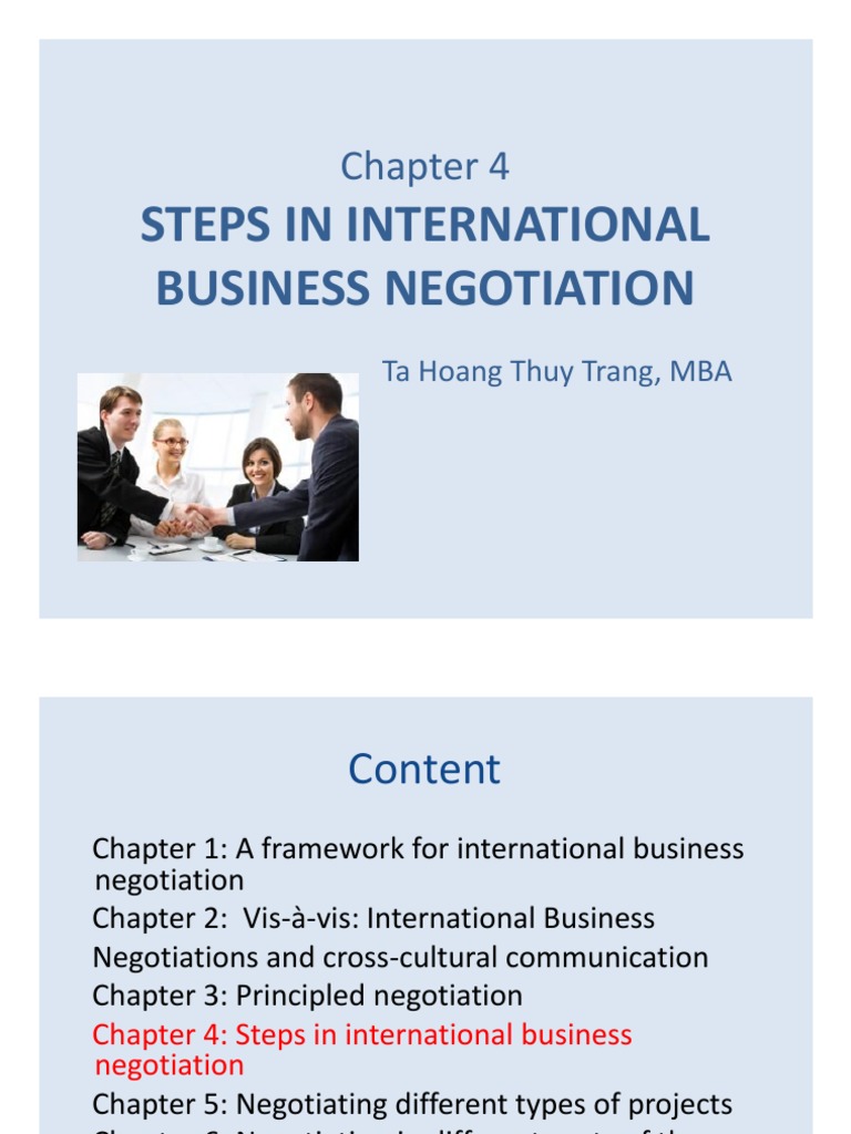 Chapter 4 | PDF | Negotiation | Bargaining