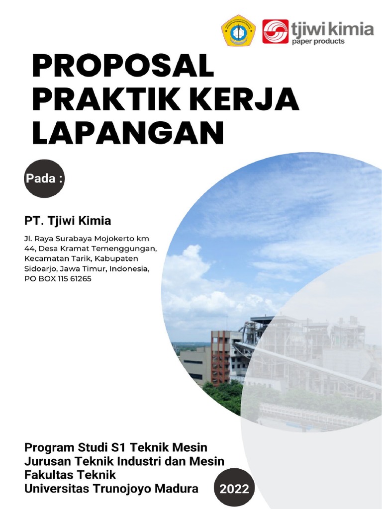 Proposal Pelaksanaan Kerja Praktik | PDF