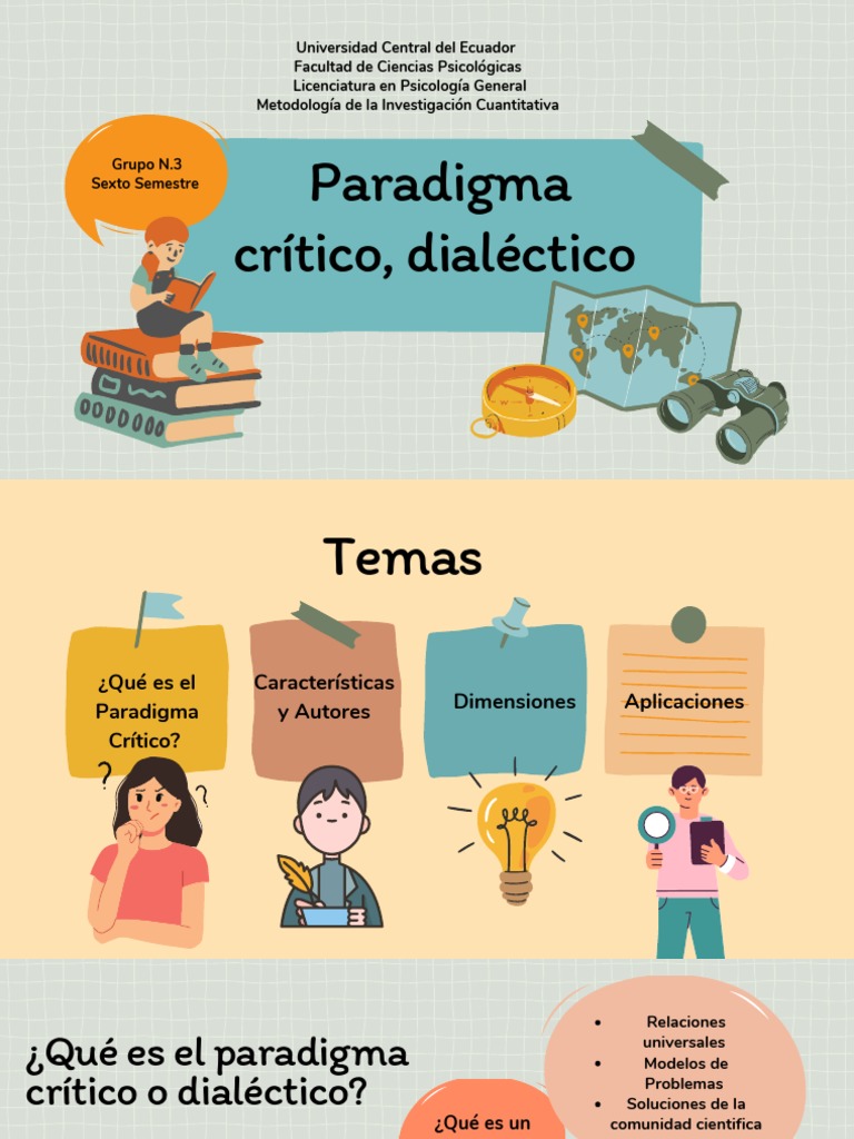 GrupoN.3 Paradigma Critico Dialectico | PDF | Dialéctico | Paradigma