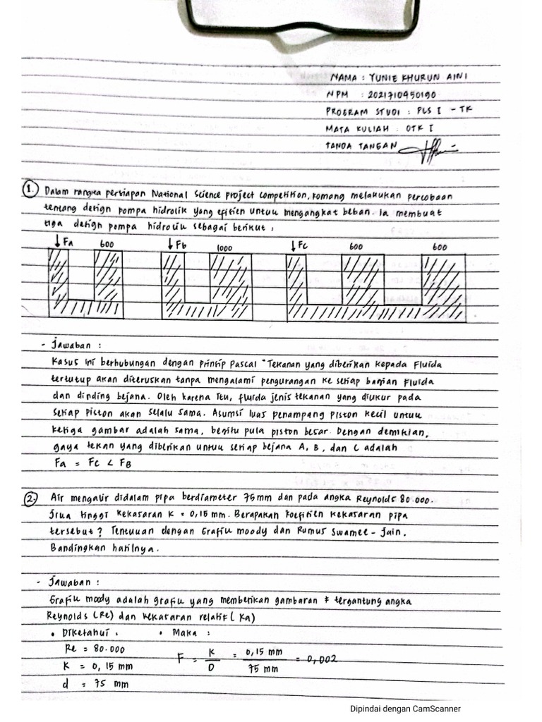 Jawaban Kuis - Otk 1 - Yunie Khurun Aini - 2021710450190 | PDF